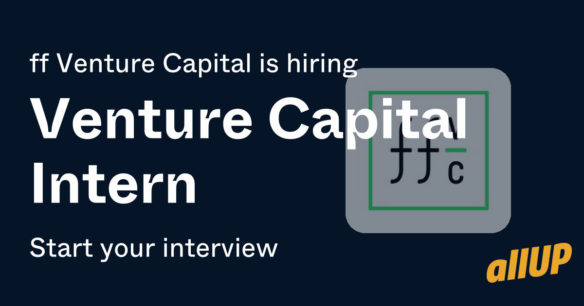 ff Venture Capital - Venture Capital Intern