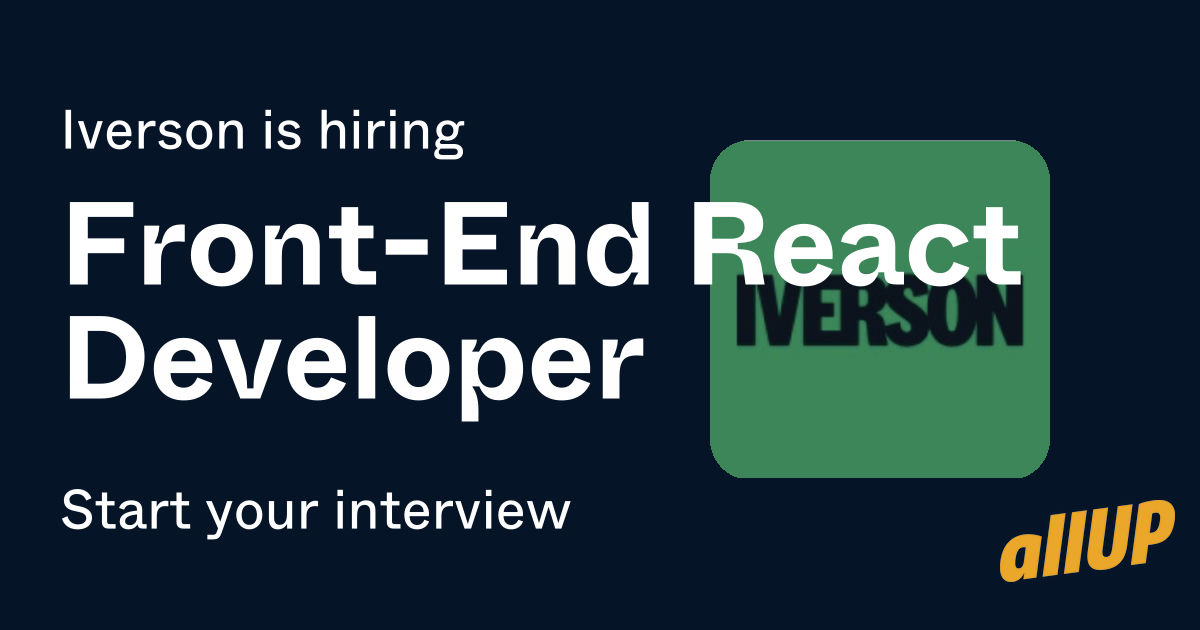 Iverson - Front-End React Developer