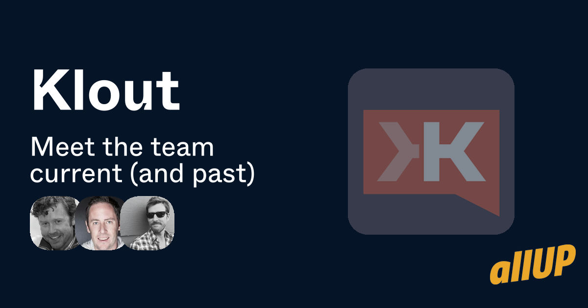 allUP - Discover people from Klout