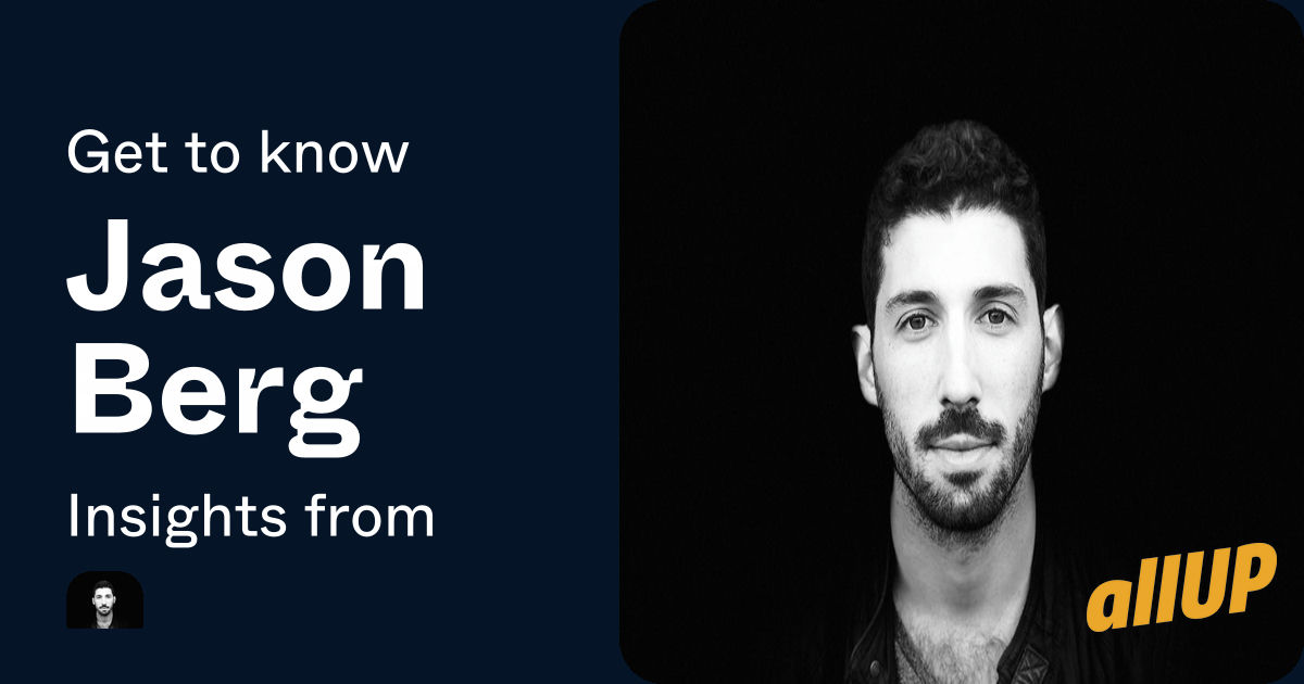 Jason Berg's Profile - allUP