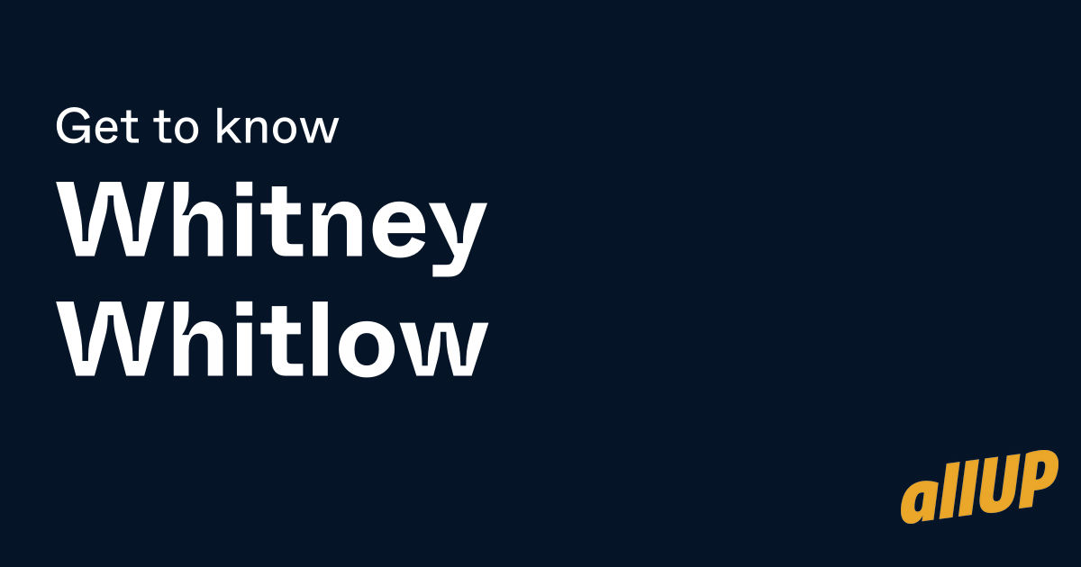 Whitney Whitlow's Profile - allUP